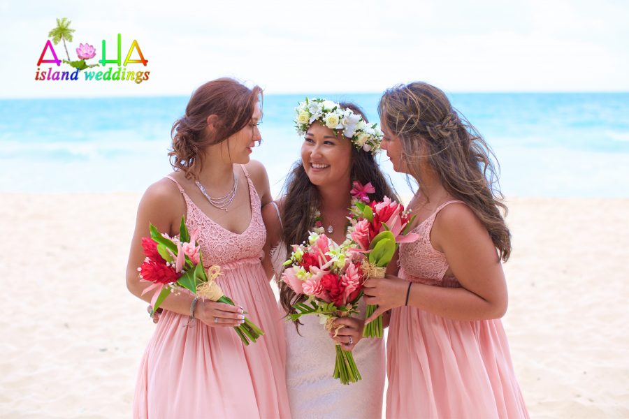 Hawaii Beach wedding of Casey Deese + Duke Luna - Wedding in Hawaii